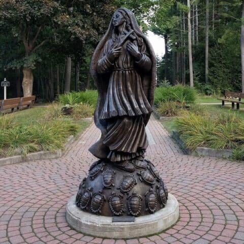 Shrine of Saint Kateri Tekakwitha - Cross in the Woods Catholic Shrine ...